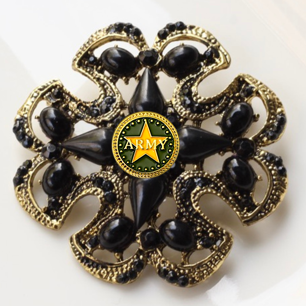 Army Brooch 10B – Hope Design Ltd