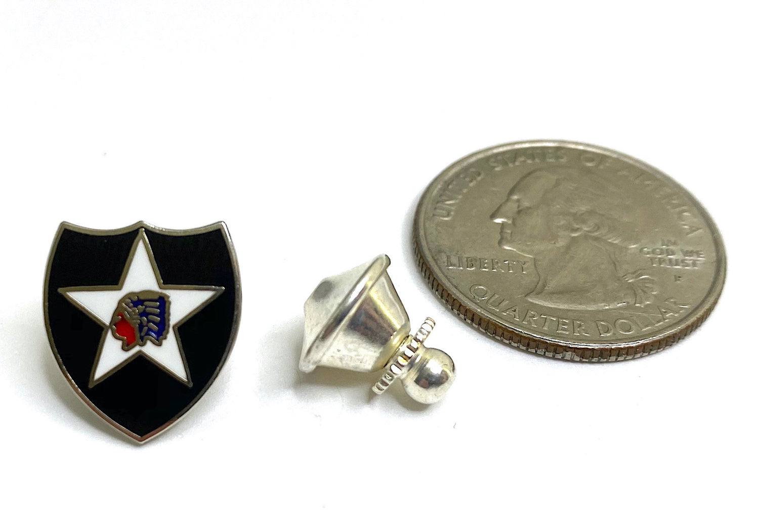 2nd Infantry Division Lapel Pin – Hope Design Ltd