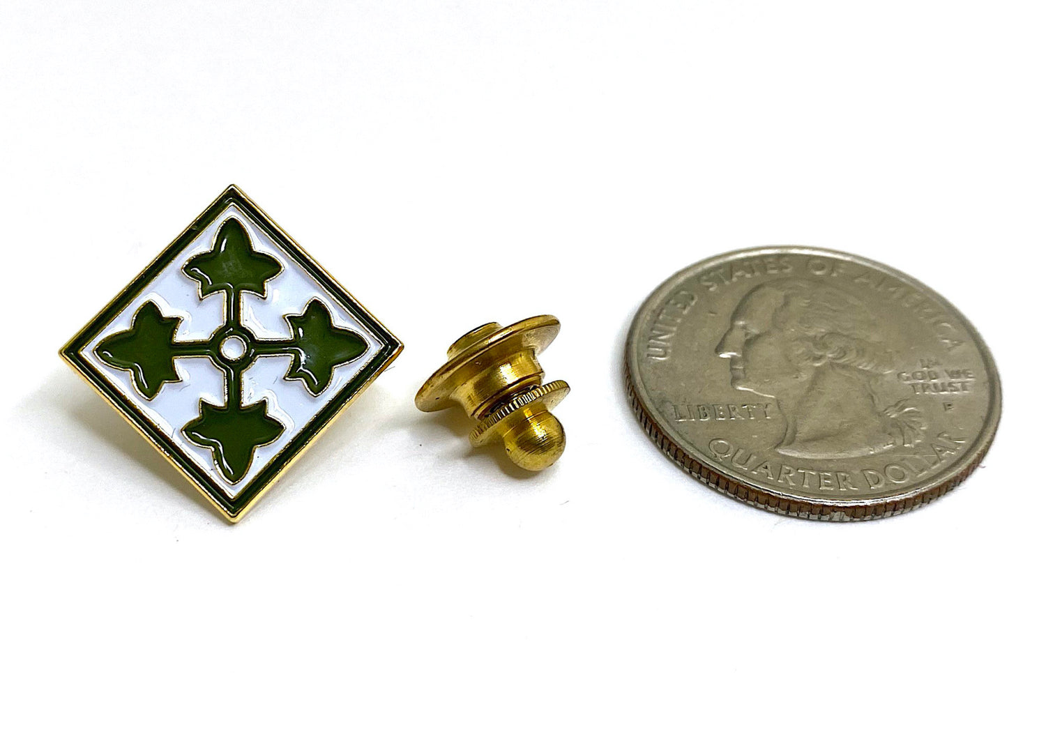 4th Infantry Division Lapel Pin – Hope Design Ltd