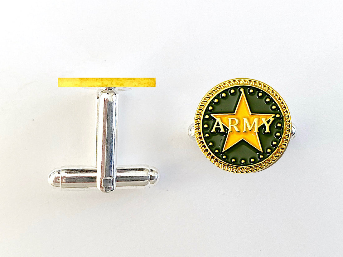 Army Cufflinks – Hope Design Ltd
