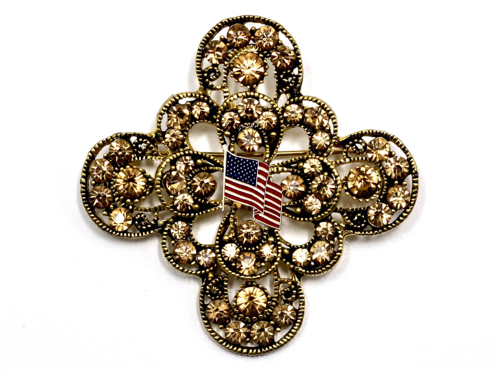American Flag Brooch – Hope Design Ltd
