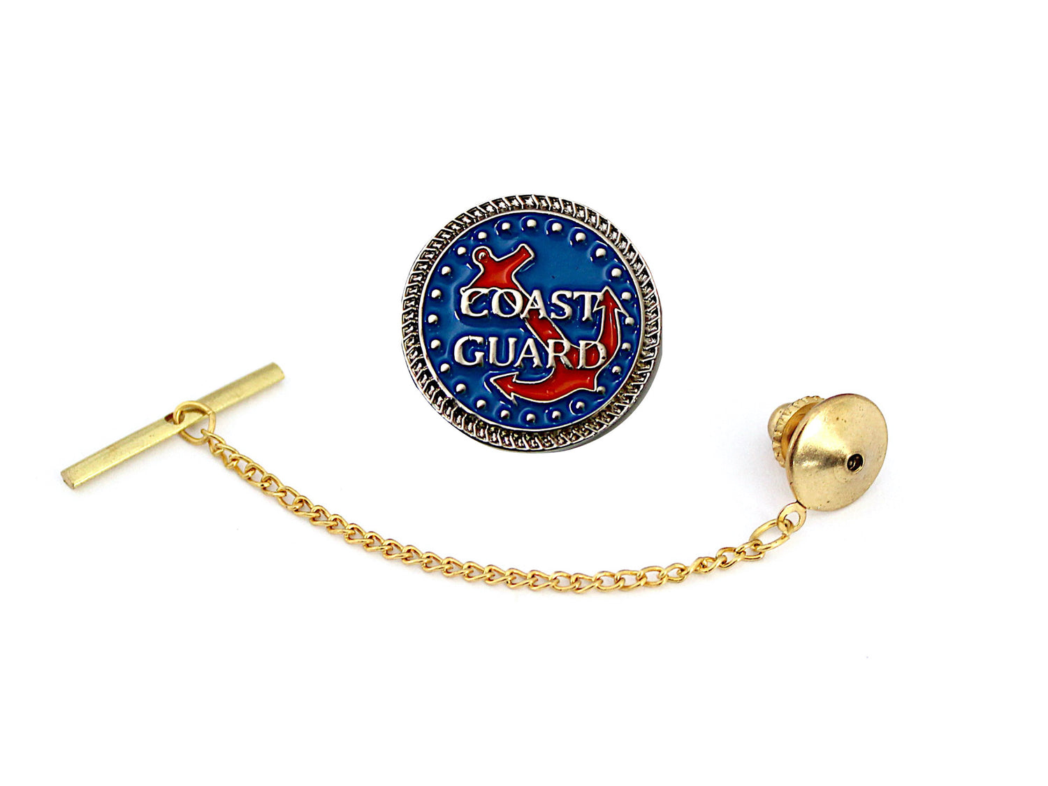 Coast Guard Gold Tie Tack – Hope Design Ltd