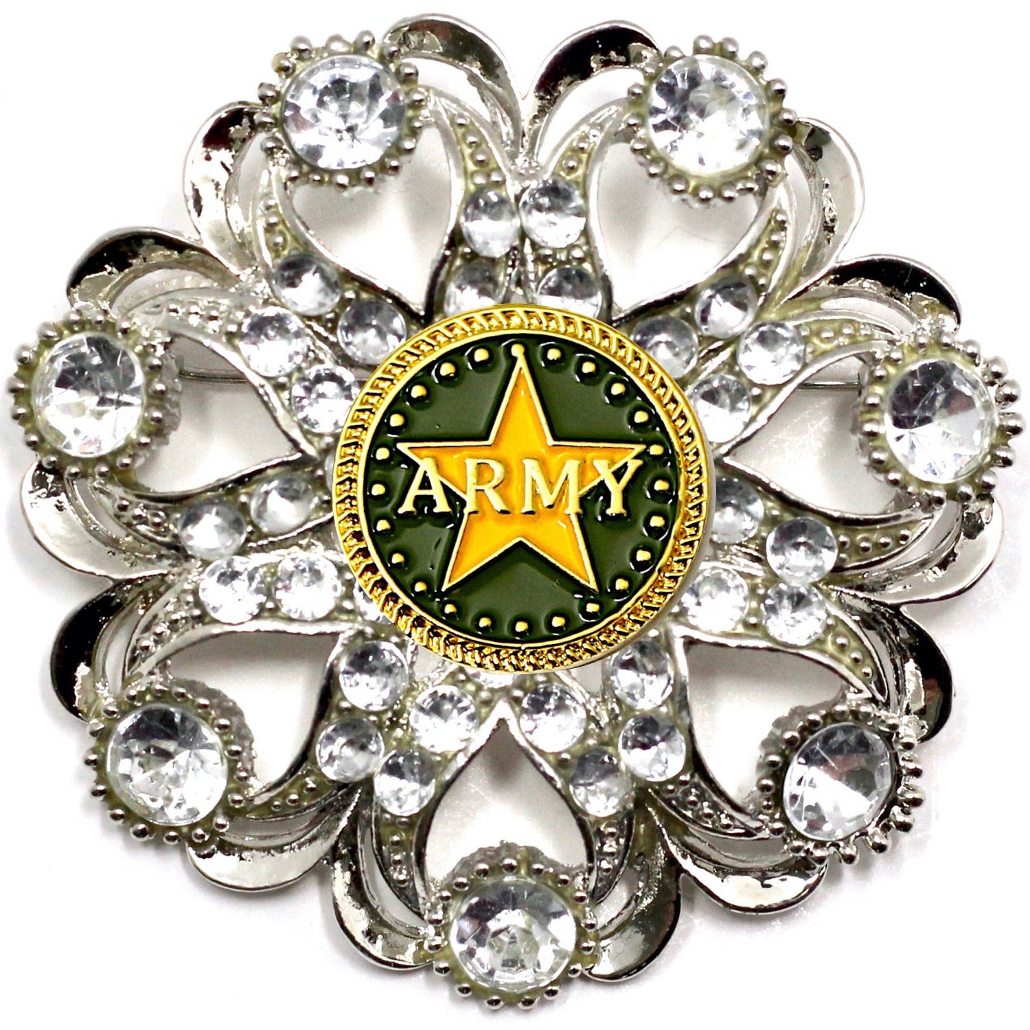 Army Brooch 11K – Hope Design Ltd