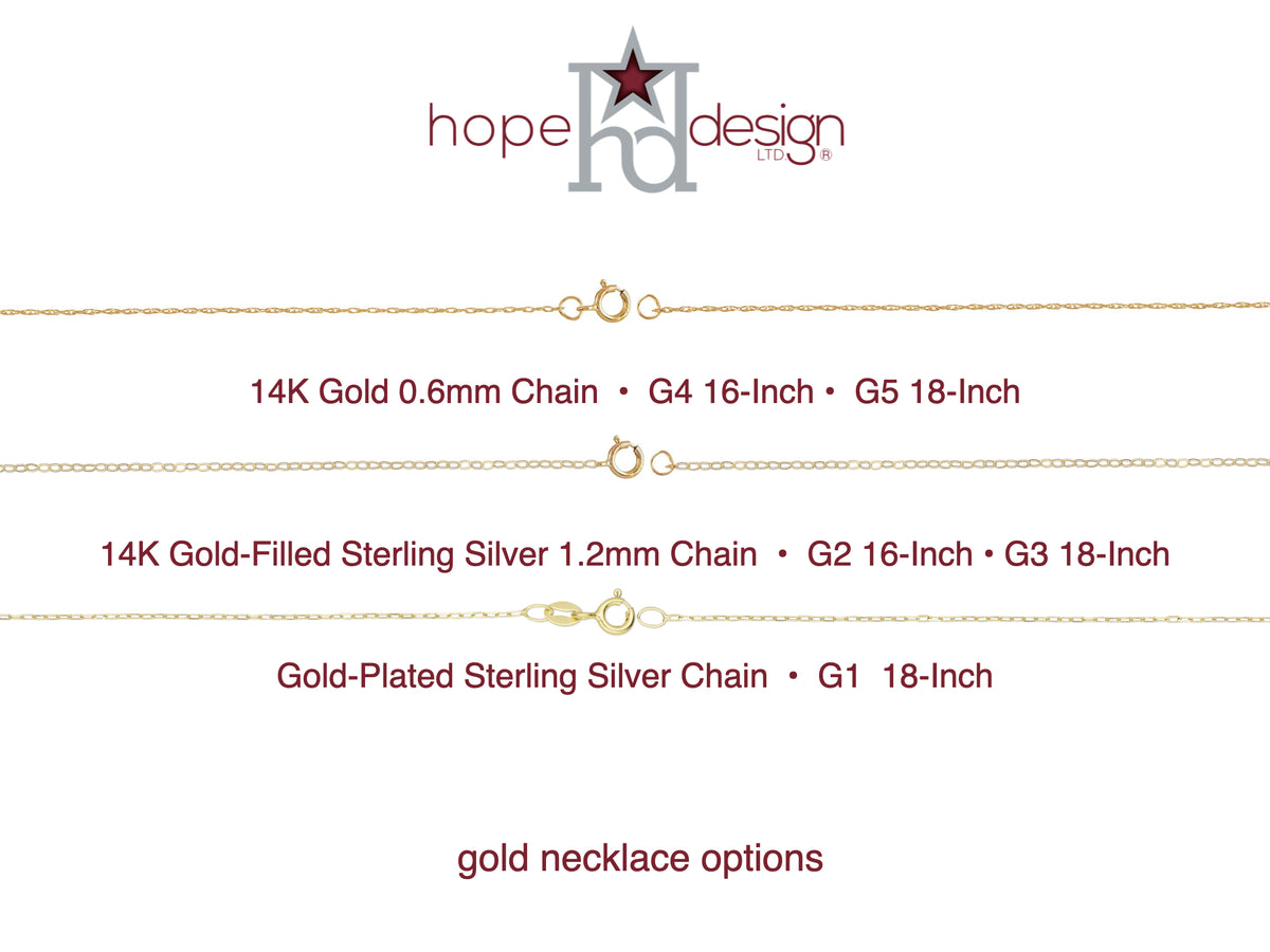 Marine Corps Button Sleek Gold Necklace – Hope Design Ltd