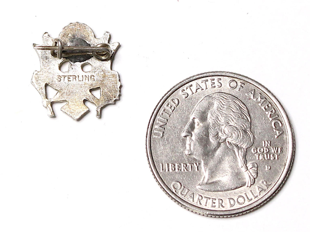 WWII-era Vintage Sweetheart Pin | Patriotic Eagle VB138 – Hope Design Ltd